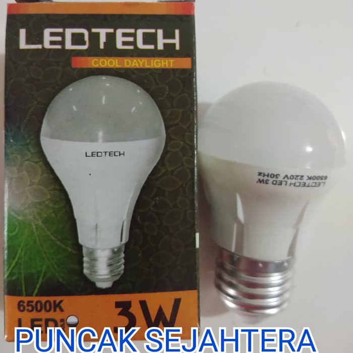 Jual Lampu LED Ledtech 3w 3 watt murah | Shopee Indonesia