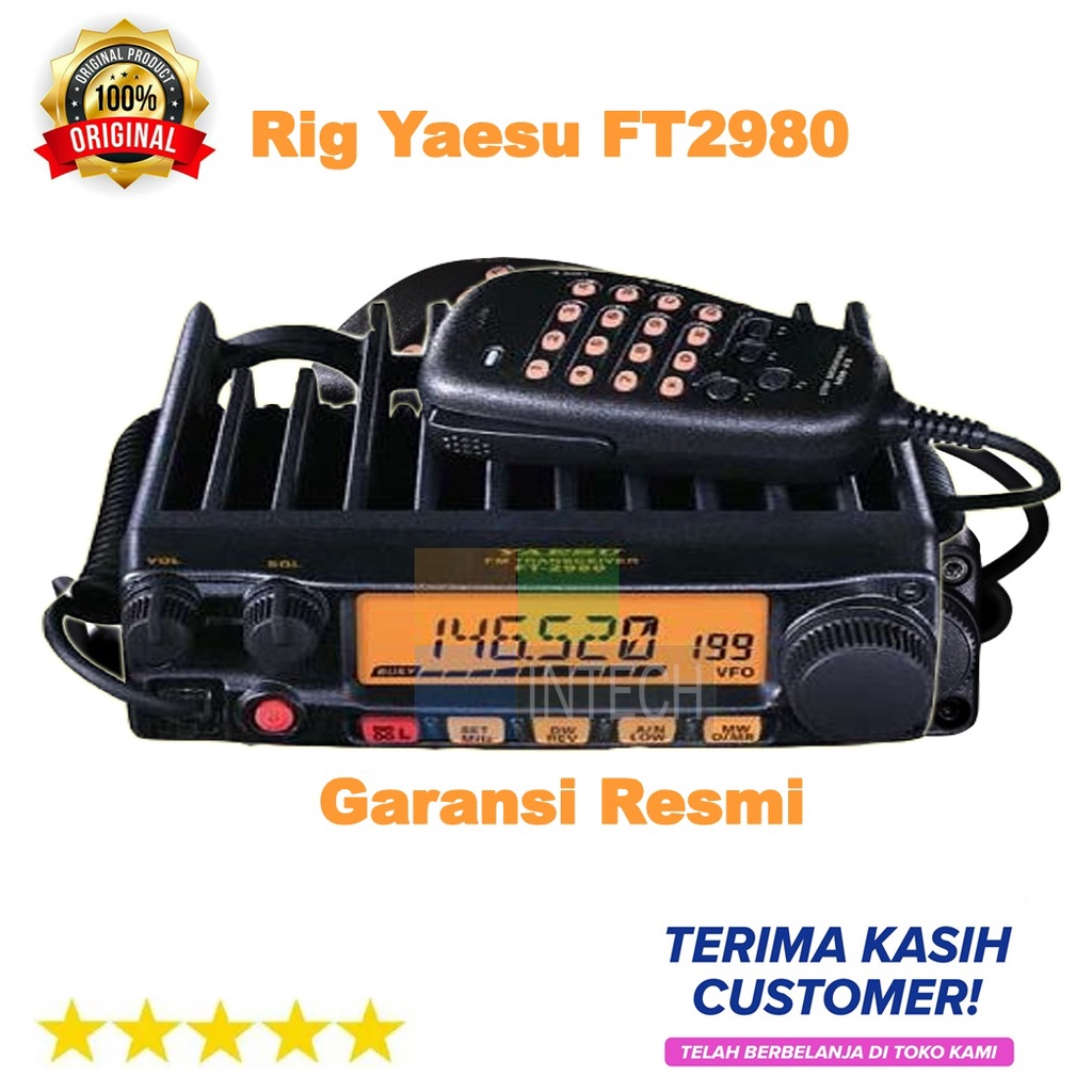 Jual Radio Rig YAESU FT-2980/ ft 2980 VHF Garansi resmi | Shopee Indonesia