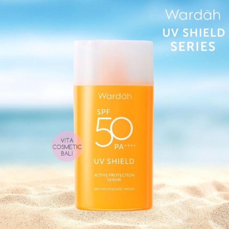 Jual Wardah UV Shield Active Protection sunscreen Serum SPF 50 PA ...