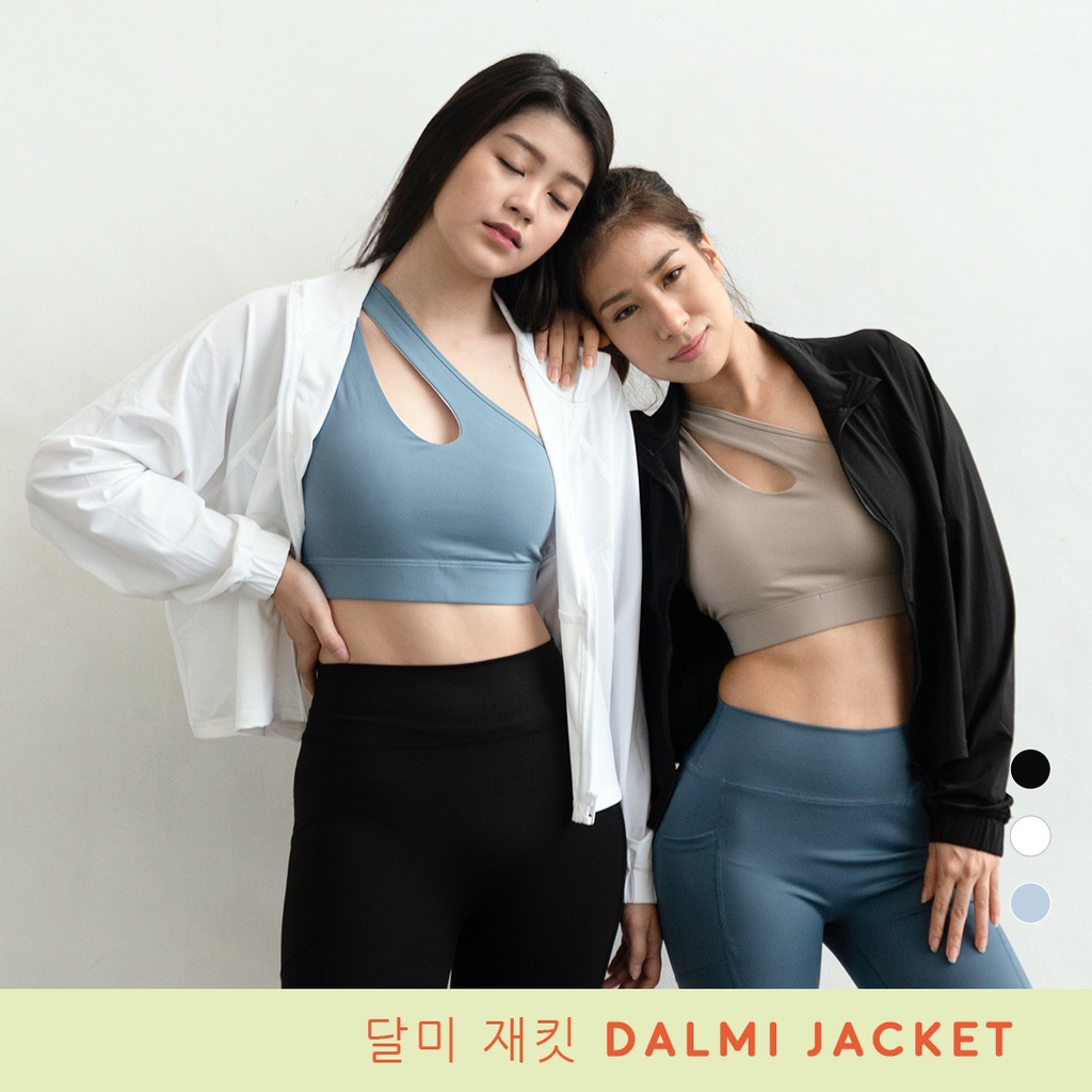 Jual Dalmi Jacket - 달미 재킷 / Sunmee Jaket Olahraga Wanita Turtleneck ...