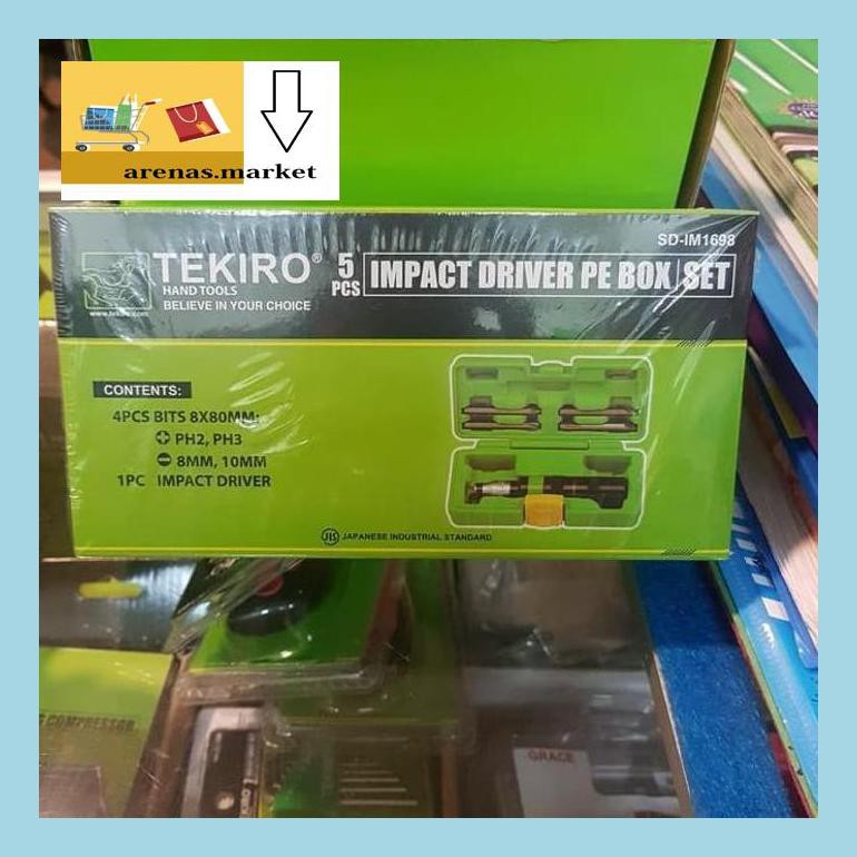 Jual Arbds05 Tekiro Obeng Ketok 5 Pcs Box Pe -Obeng Ketok 5 Pcs Box ...