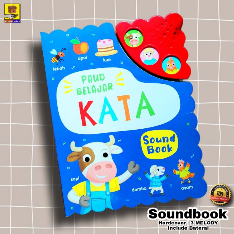 Jual Soundbook / Little Sound Book Paud Belajar Kata / Buku Anak / Buku ...