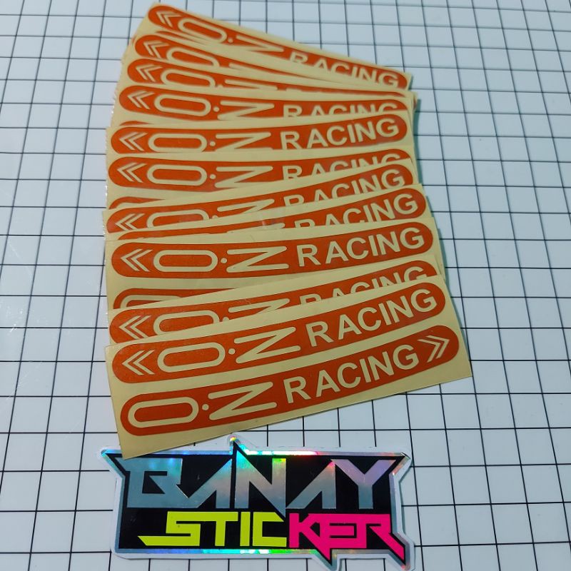 Jual STICKER VELG OZ RACING CUTTING | Shopee Indonesia