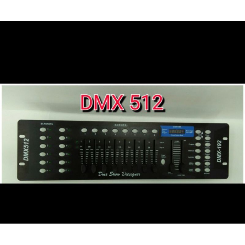 Jual Mixer controller dmx 512 tipe 192 par led 54 controler | Shopee ...