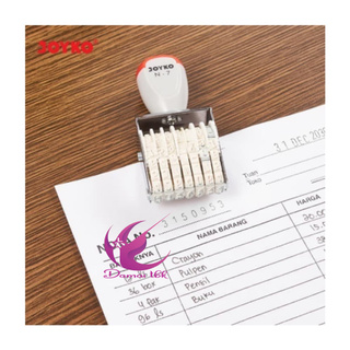 Jual Stempel Angka 7Digit Joyko N7Stempel Nomor/ Number Stamp / Stamp ...