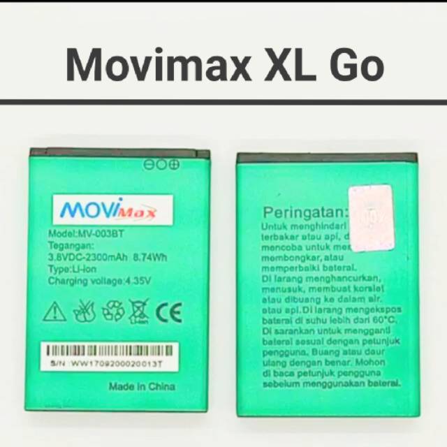 Jual Baterai Modem XL Go Movimax MV003BT / Bolt Juno MV005 / Andromax ...