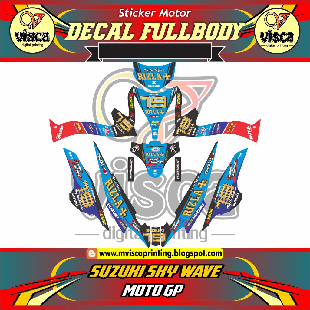 Jual STIKER VARIASI MOTOR SKY WAFE DECAL STRIPING FULL BODY SKY WAVE ...