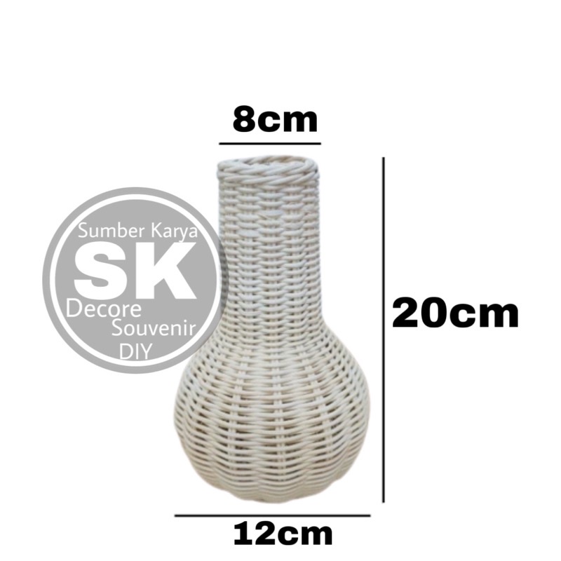 Jual vas rotan bulat | Shopee Indonesia