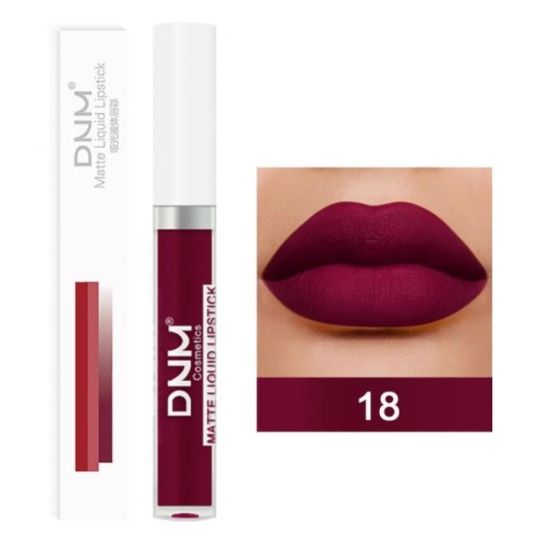 Jual DNM Matte Liquid Lipstick 19 Warna Waterproof | Shopee Indonesia
