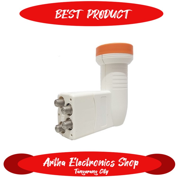 Jual SIP LNB Ku Band Skyview Quad Out Offset Untuk Dish Parabola Mini ...