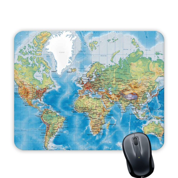 Jual Peta Dunia Mouse Pad Alas Mouse Custom | Shopee Indonesia