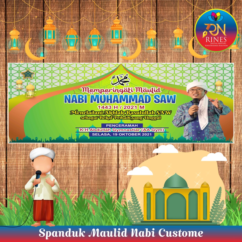 Jual Spanduk Maulid Nabi Custom | Shopee Indonesia