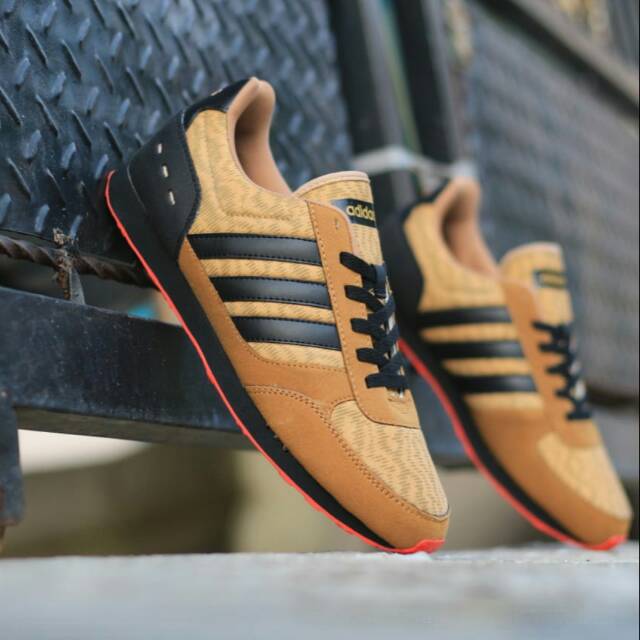 Jual Sepatu Laris Manis ADIDAS NEO CITY RACER "GOLD SOL MERAH" | Shopee ...