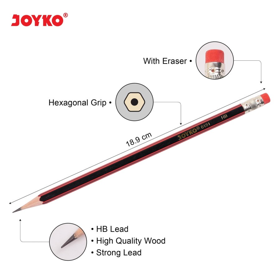 Jual Pensil HB Joyko | Shopee Indonesia