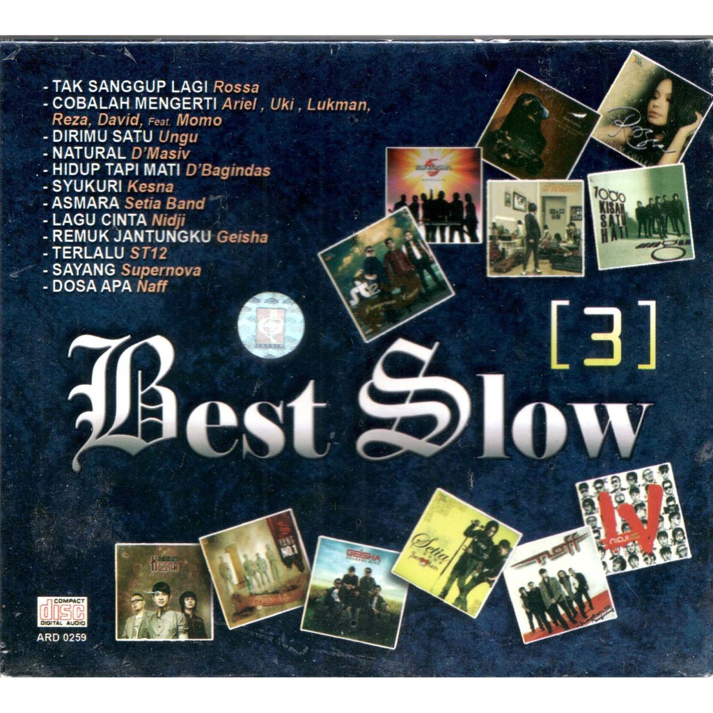 Jual CD VARIOUS ARTIST BEST SLOW 3 (ORIGINAL) | Shopee Indonesia