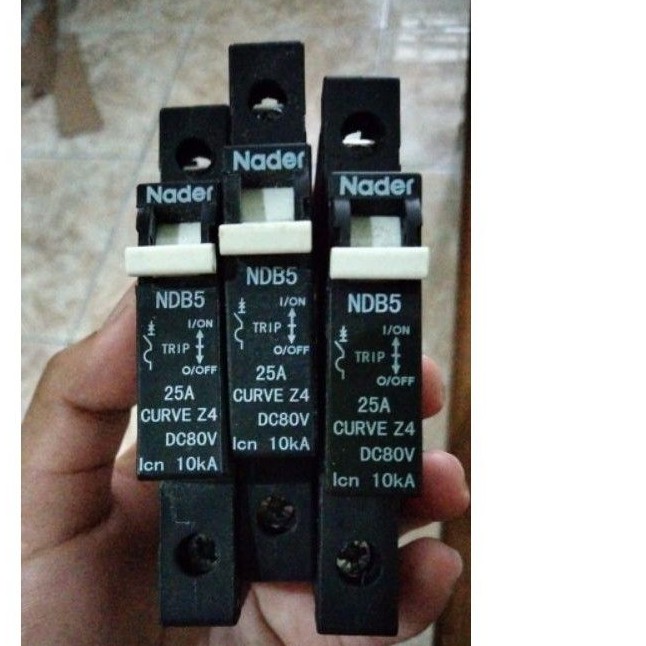Jual Mcb NADER DC 1p 80 volt | Shopee Indonesia