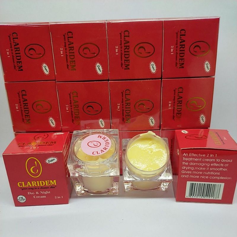 Jual CREAM CLARIDEM SUPER ORIGINAL DAY&NIGHT LUSINAN | Shopee Indonesia