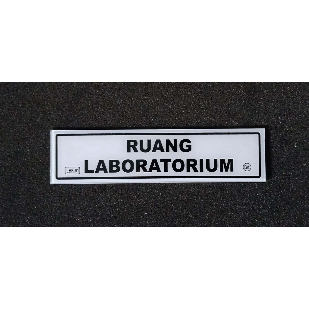 Jual Papan Label Akrilik Ruang Laboratorium | Shopee Indonesia