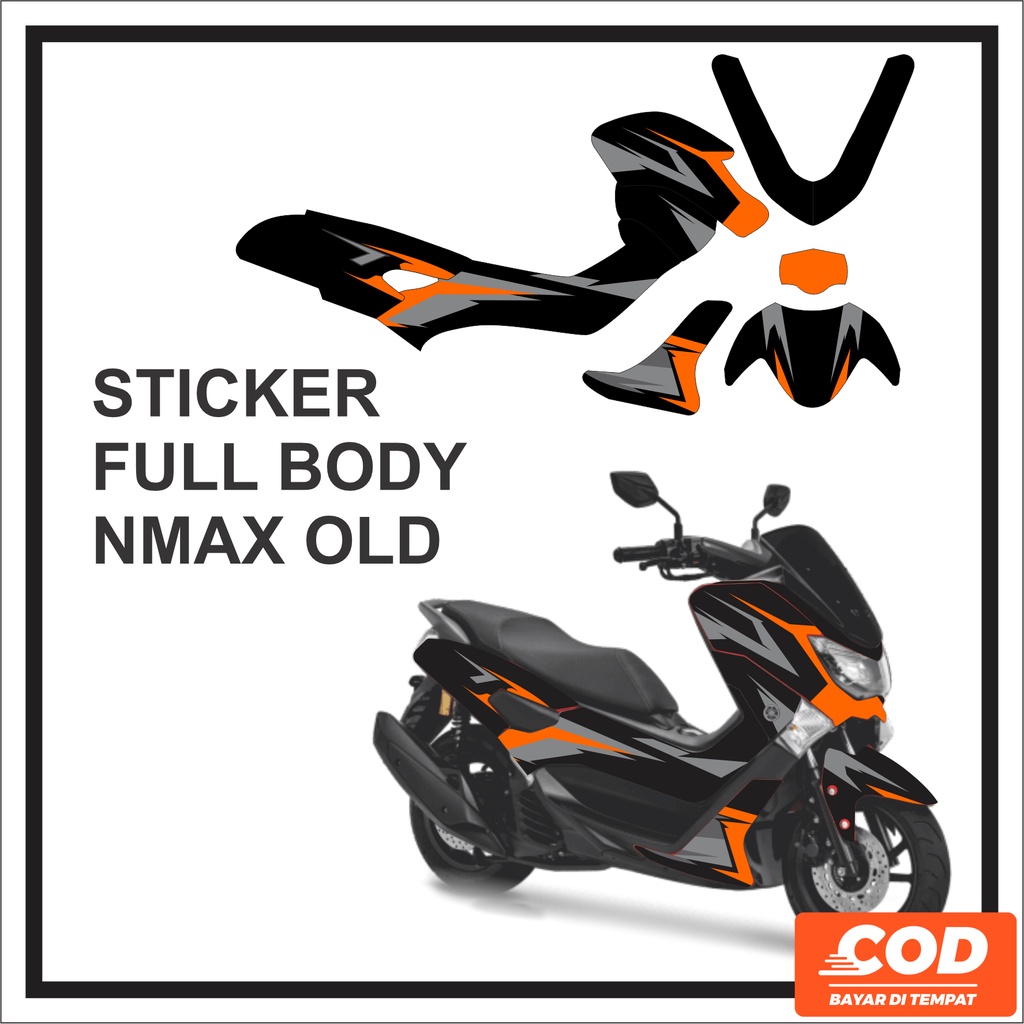 Jual Stiker Decal Motor YAMAHA NMAX OLD Full Body Sticker NMAX LAMA ...