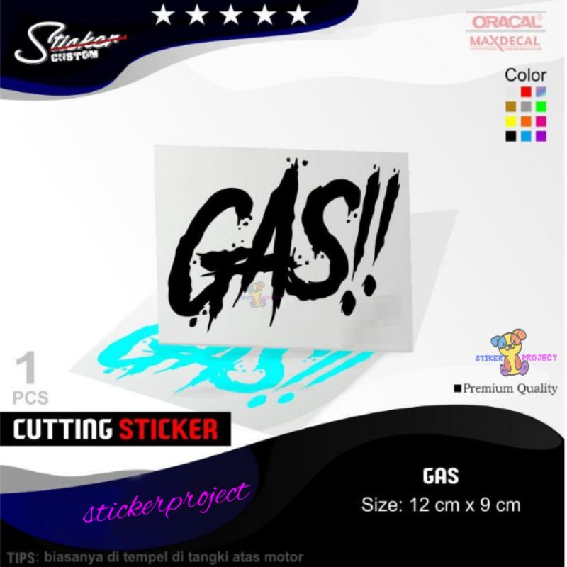 Jual Sticker GAS Stiker herex stiker cutting | Shopee Indonesia