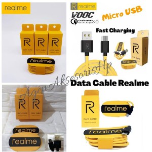 Jual Data Cable Realme Micro USB 2.0A Fast Charging 100cm Kabel Casan ...
