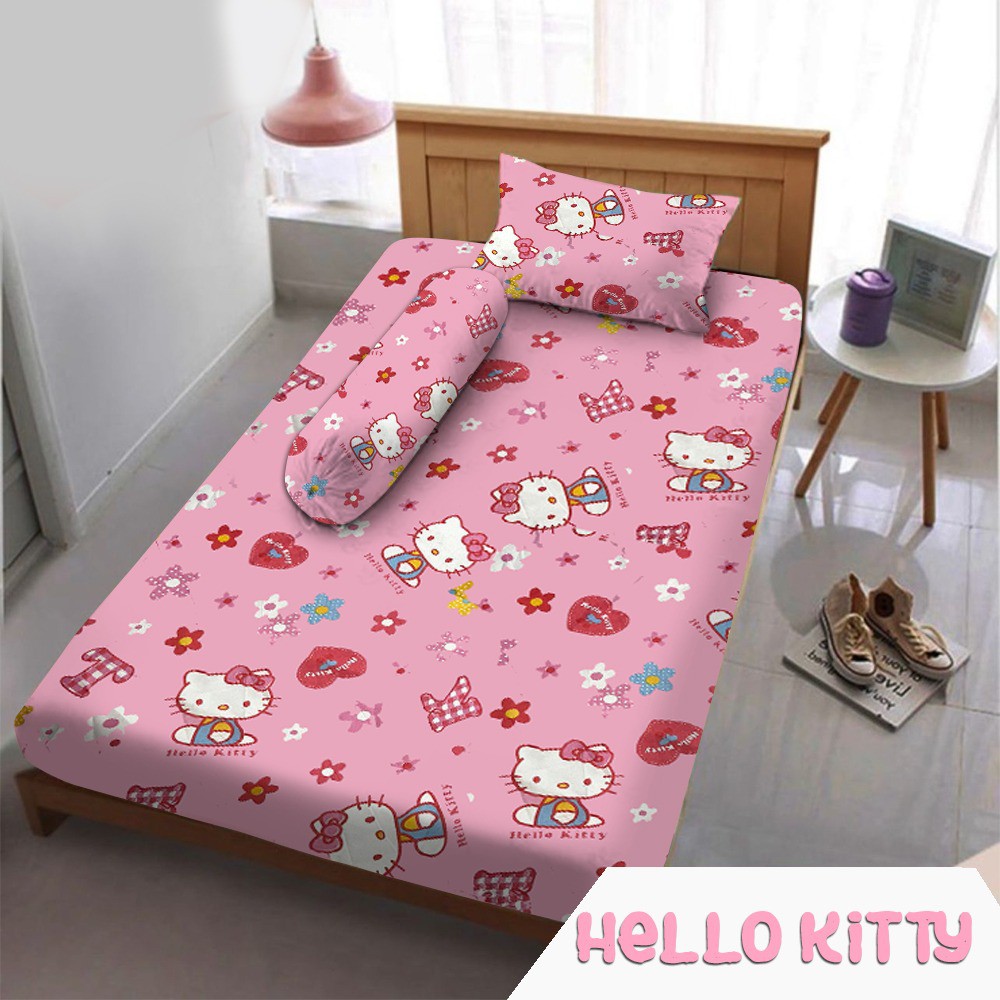 Jual Sprei Seprai Seprei Katun premium one set sudut karakter anak ...