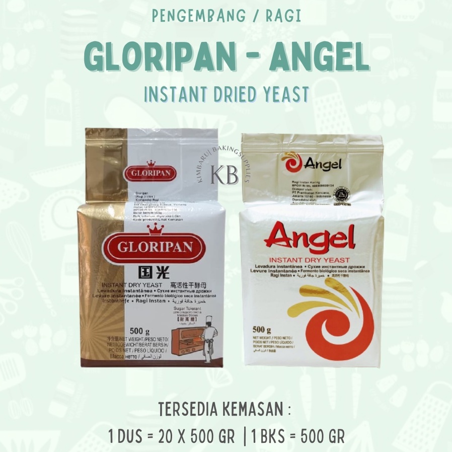 Jual Instant Dried Yeast / Ragi Kering Gloripan 500 GR | Shopee Indonesia