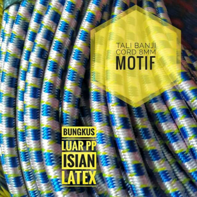 Jual Tali Banji Cord / Tali Trampoline / Tali Frame 8mm | Shopee Indonesia