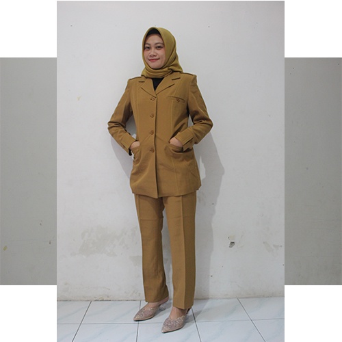 Jual Setelan blazer 965-Seragam Guru dan PNS terbaru-Blazer azkia ...