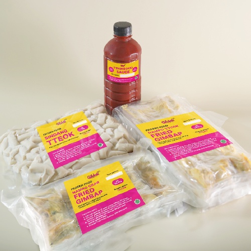 Jual Gildak Sindang Tteok + Nampo Crab Fried Gimbap + Nampo Tteok Fried ...