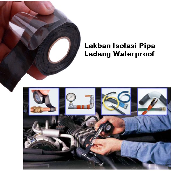 Jual Lakban Isolasi Pipa Ledeng Waterproof Anti Air Silicon Anti Bocor ...