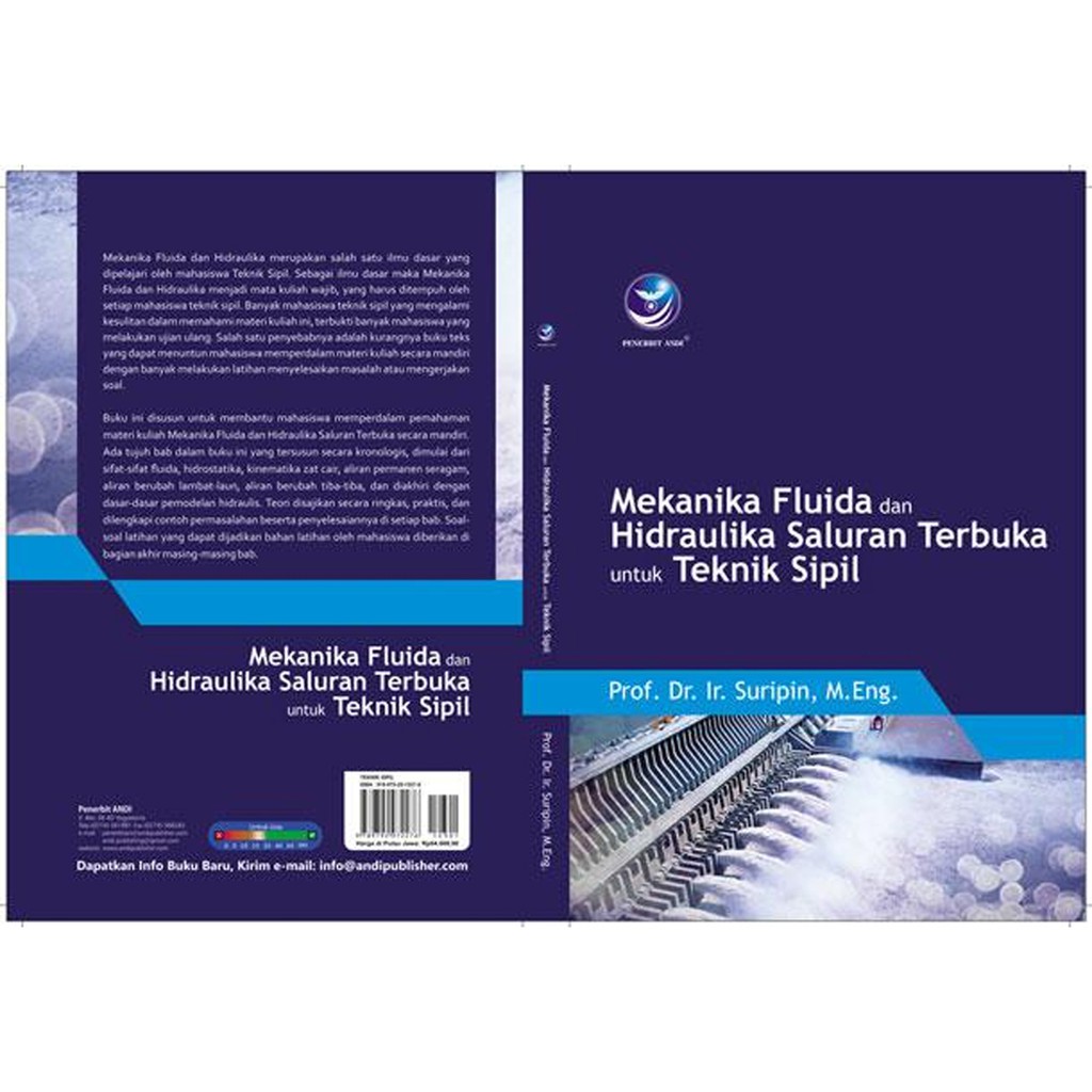 Jual Buku Teknik : Mekanika Fluida Dan Hidraulika Saluran Terbaku Untuk Teknik Sipil | Shopee ...
