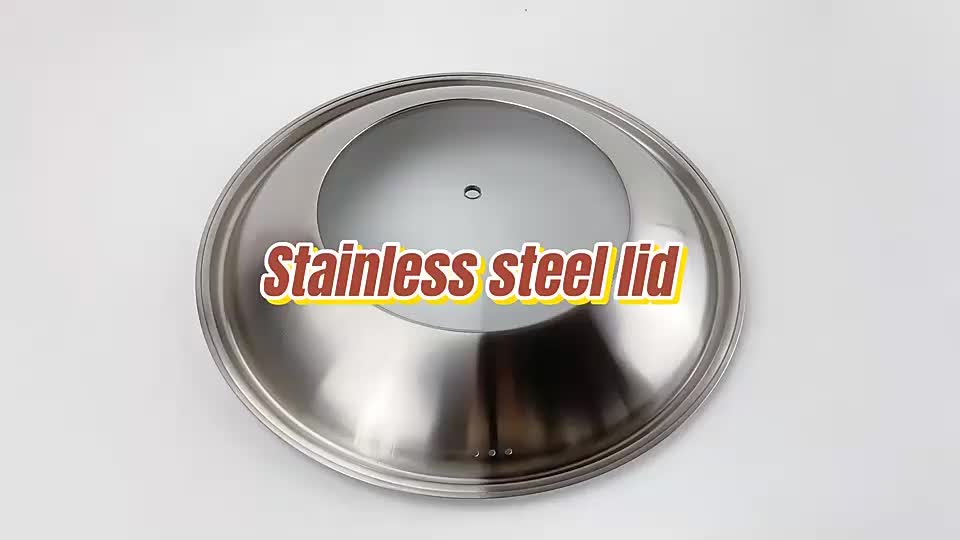 Jual IS - TUTUP KUALI MULTIFUNGSI STAINLESS KACA - TUTUP PANCI MASAK UK ...