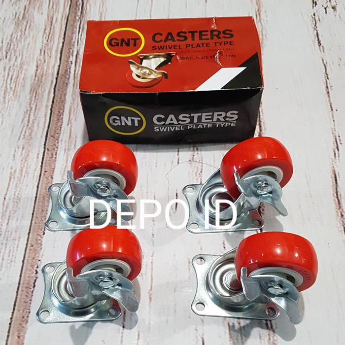 Jual RODA NYLON 2 INCH HIDUP REM / RODA ETALASE KACA / KURSI | Shopee ...