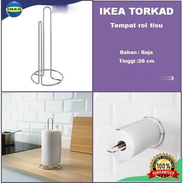 Jual Rak Besi Tisu Gulung Tempat Rol Tisu Kertas Serbaguna Ikeea Set ...