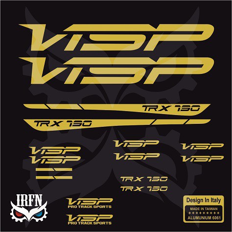 Jual Stiker Decal Frame VISP TRX 790 fixed gear | Shopee Indonesia