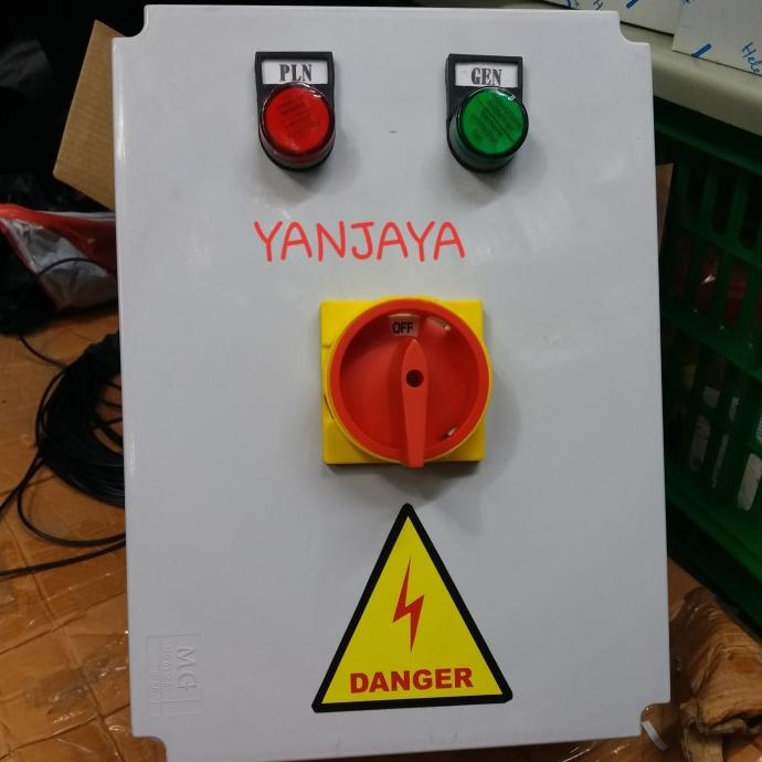 Jual Panel Pln Genset Manual Pln Off Genset Max Listrik 2200Watt ...