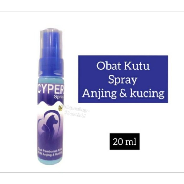 Jual Cyper Spray - Obat Kutu Kucing Anjing Semprot Ampuh | Shopee Indonesia