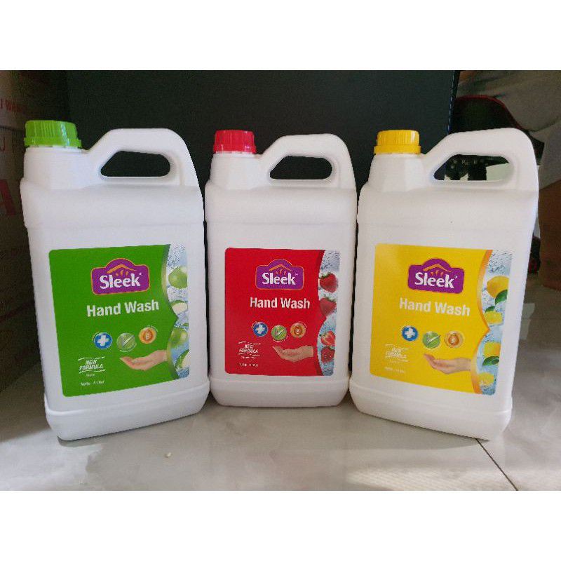 Jual Sleek Handwash 4liter pencuci tangan jurigen | Shopee Indonesia