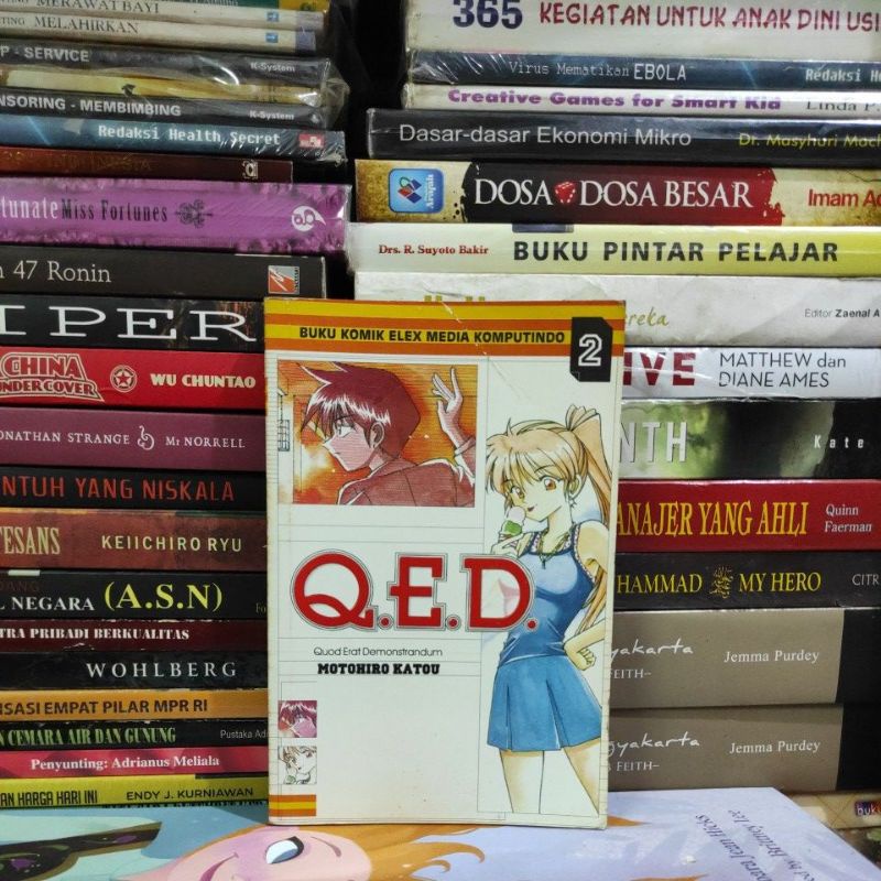 Jual KOMIK ORIGINAL Q. E. D 2 MOTOHIRO KATOU KOMIK BEKAS | Shopee Indonesia