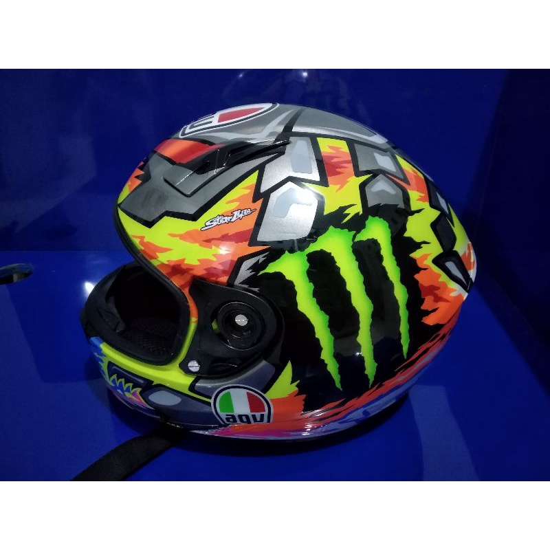 Jual helm repaint motif pembalap motogp marco bezzecchi vr 46 basic kbc ...