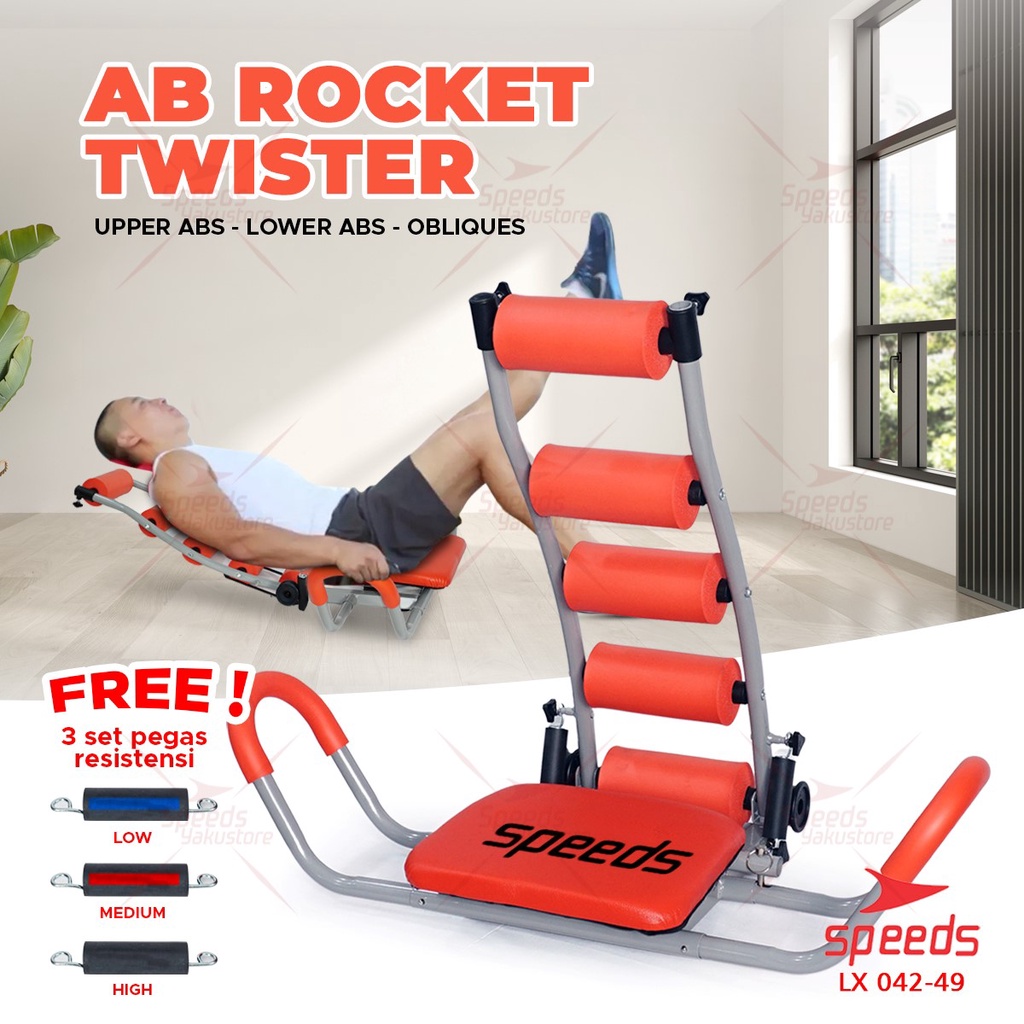 Jual SPEEDS Ab Rocket Exercise Alat Olahraga Fitness Balance Power ...