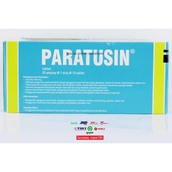 Jual Paratusin Tab dus isi 20 catchcover | Shopee Indonesia