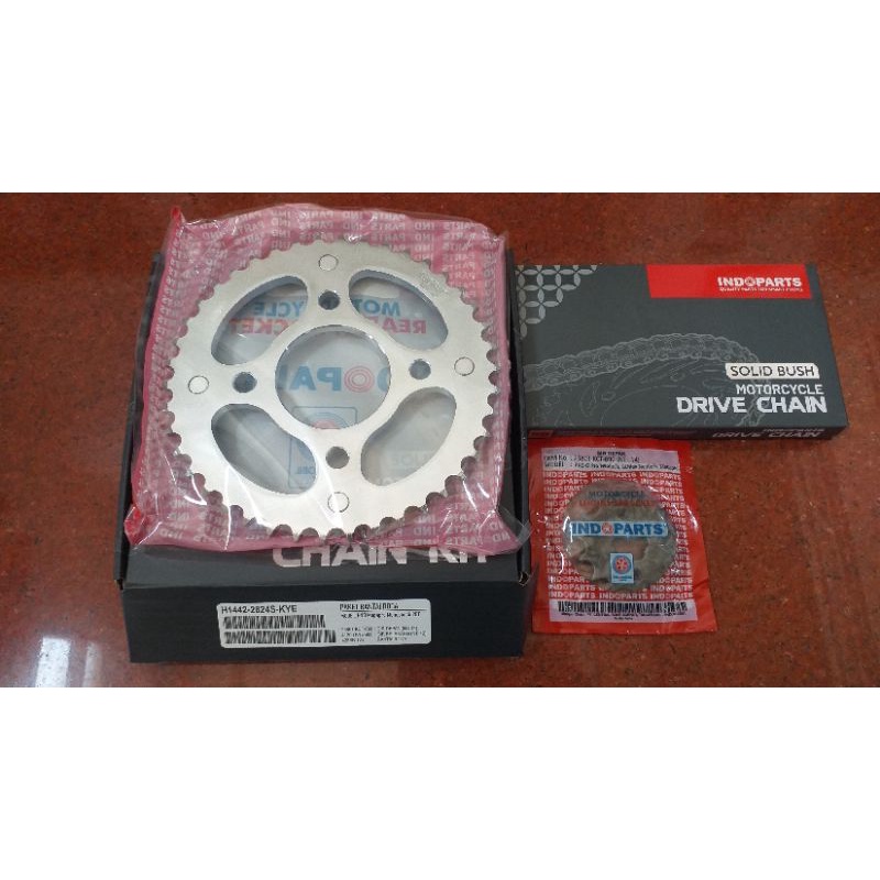 Jual GEAR SET HONDA MEGAPRO MONOSHOCK MERK INDOPARTS / GEAR PAKET ...