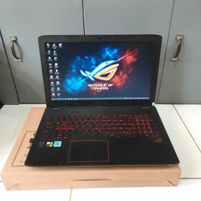 Jual LAPTOP GAMING ASUS ROG GL552JX Cor i7 Ram 8GB/SSD 256Gb/Plihan 1TB HDD Nvdia Geforce GTX ...