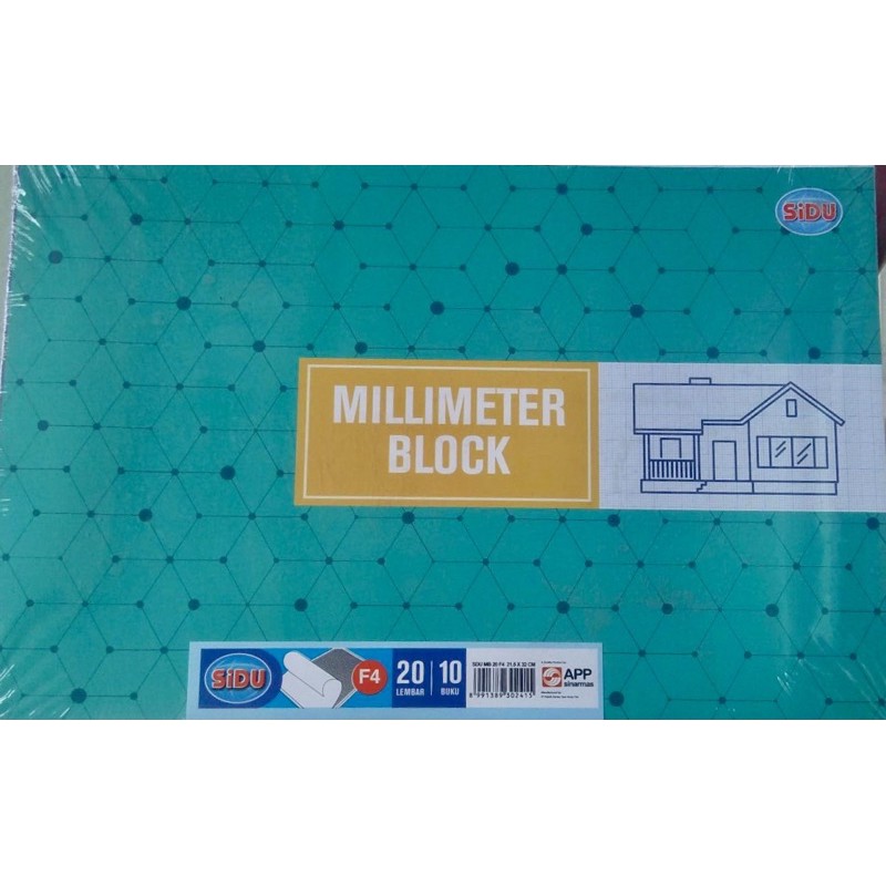 Jual Sinar Dunia Milimeter Block Book F4/A3 (20Sheets) | Shopee Indonesia