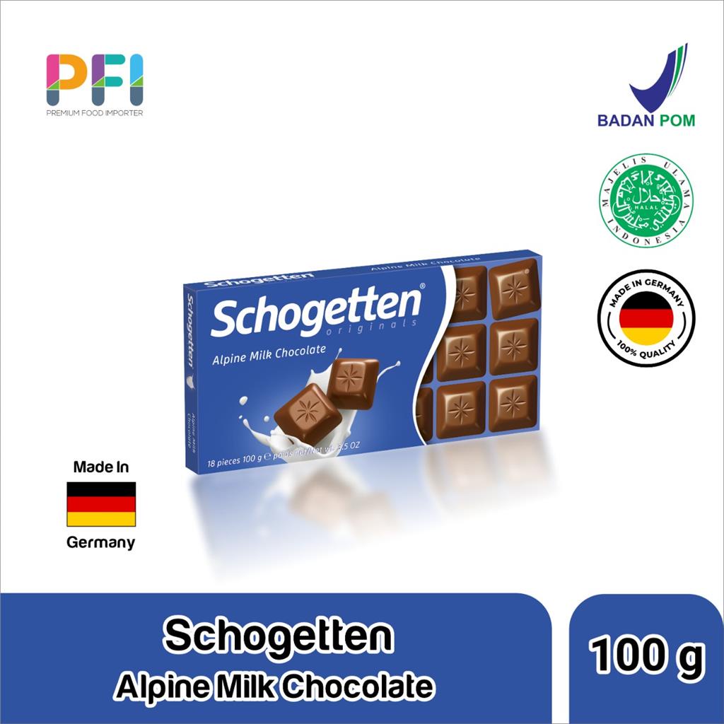 Jual Schogetten Alphine Milk Chocolate 100gr | Shopee Indonesia