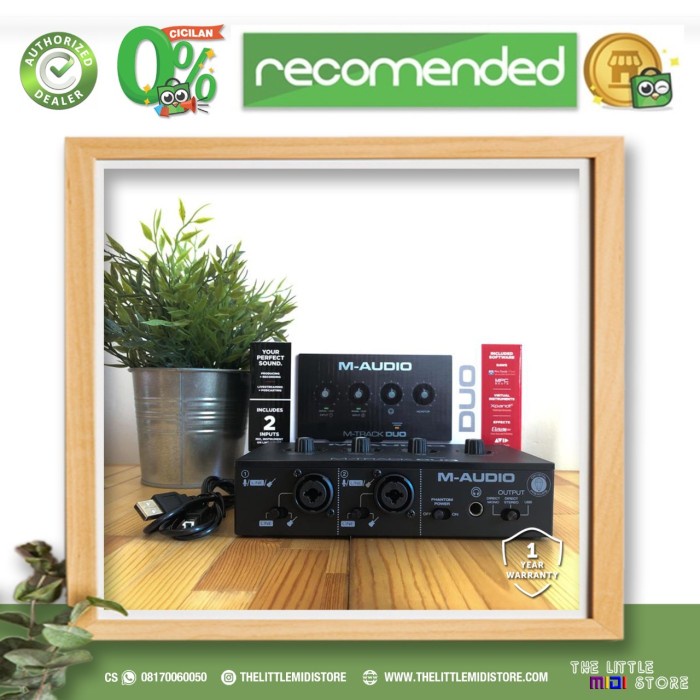 Jual M-AUDIO INTERFACE M-TRACK DUO SOUNDCARD RECORDING ORIGINAL MURAH ...