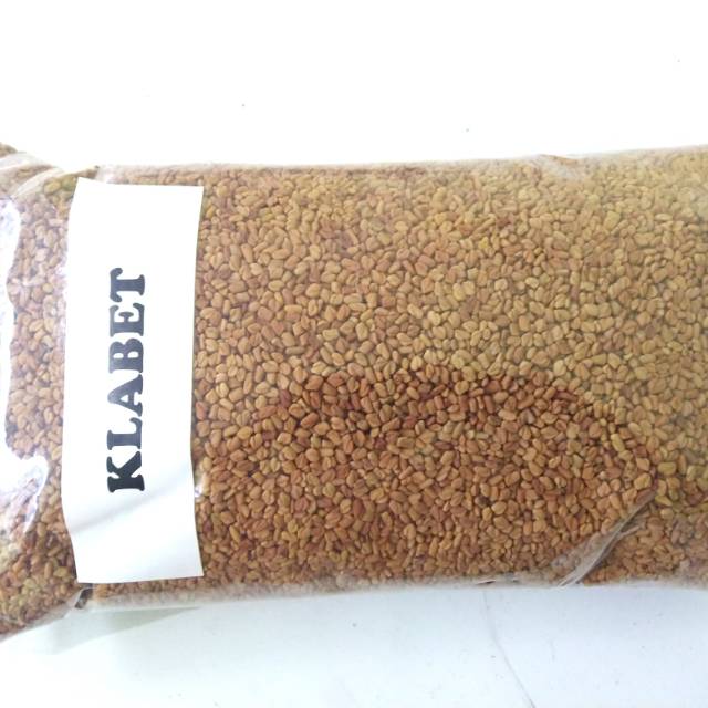 Jual Biji Klabet 500gr - Biji Fenugreek - Hulbah - Methi Seeds ...