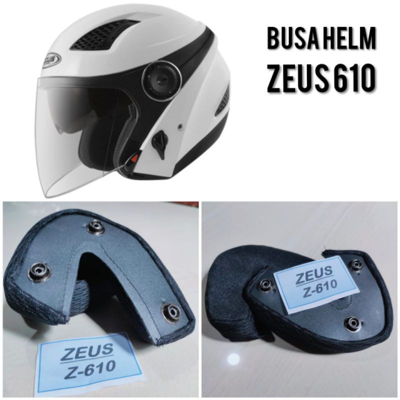 Jual BUSA HELM ZEUS 610 BUSA PIPI KANCING BESI | Shopee Indonesia